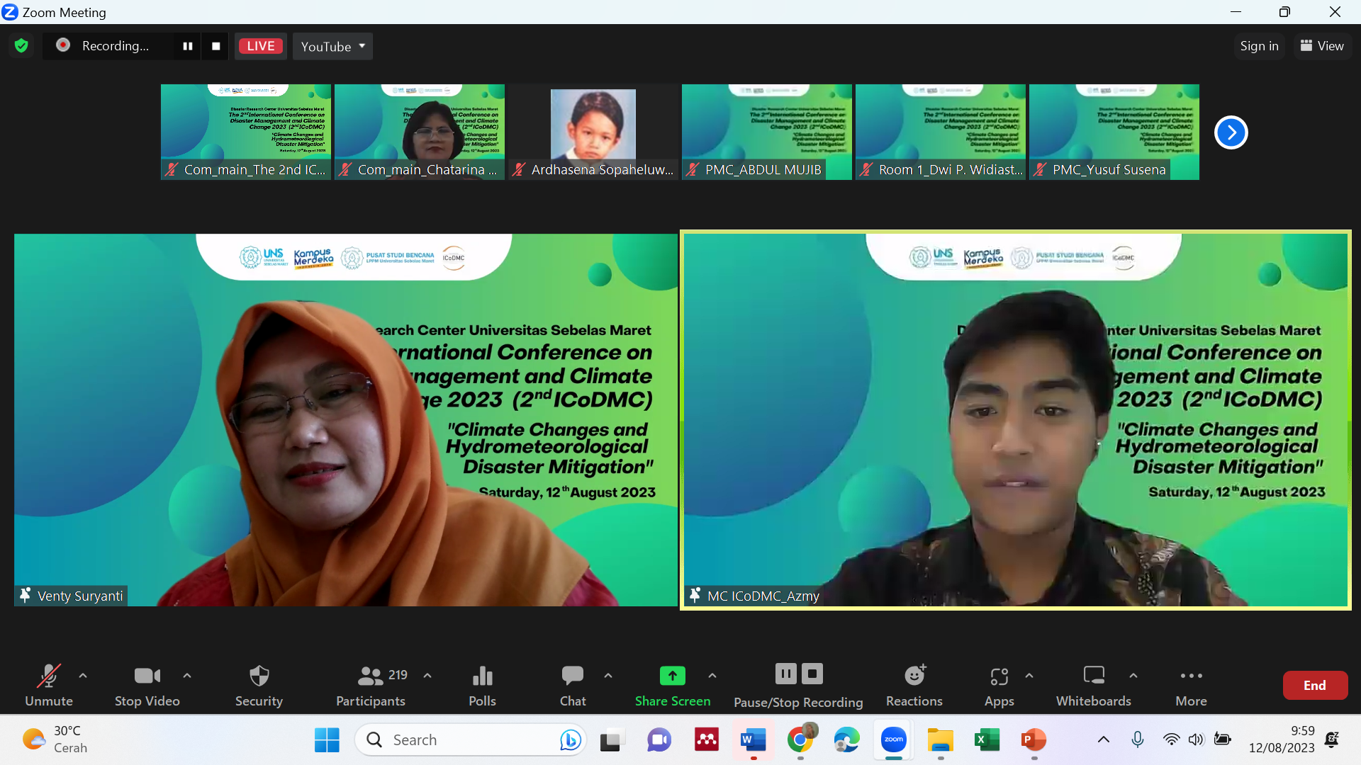 The 2nd International Conference on Disaster Management and Climate Change 2023 (2nd ICoDMC ...